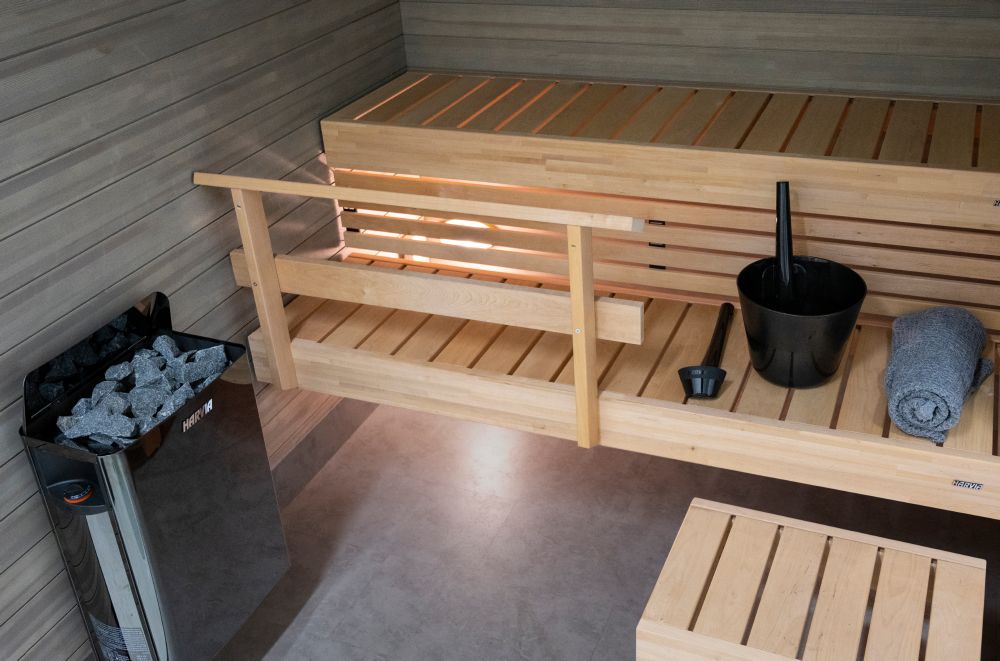 Harvia The Wall SW Electric Sauna Heater – Black Steel | SDS Australia