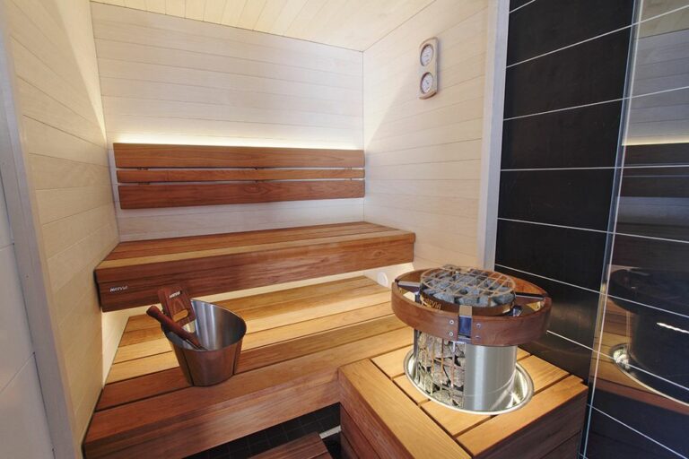 Safety Railing with LED Lights for Harvia Cilindro Heater | SDS Australia