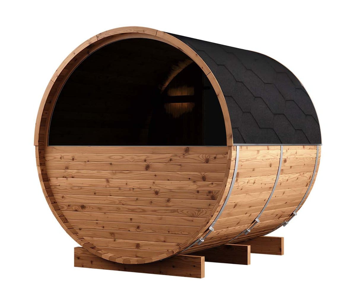 ‘Natural’ Outdoor Thermo Barrel Sauna (Luma) | SDS Australia