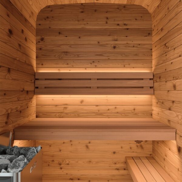 ‘Sola 140’ Black Premium Outdoor Sauna | SDS Australia