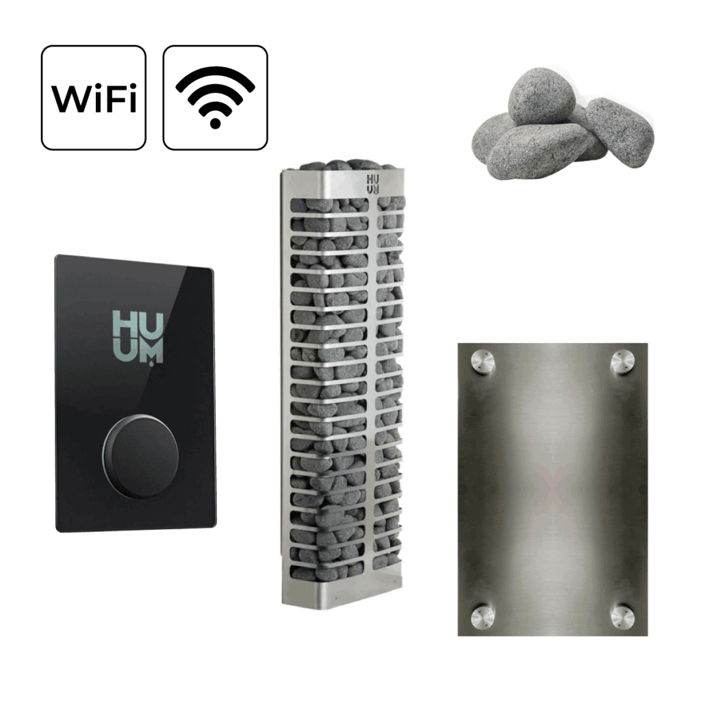 HUUM STEEL Mini Wi-Fi Electric Heater Package | SDS Australia