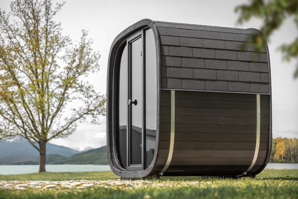 ‘Black Cube Pocket’ Outdoor Sauna + FREE Huum Drop 6 Heater Package ...